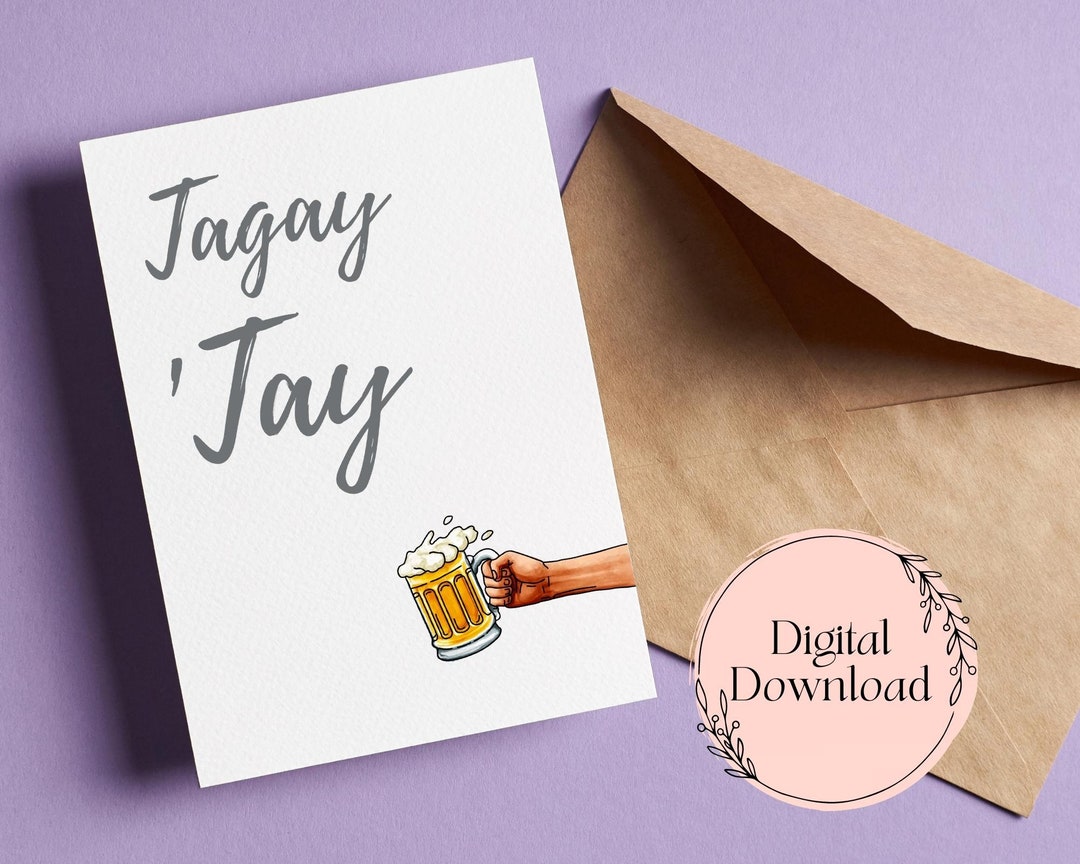 Tagay 'tay Father's Day Greeting Card - Father's Day Greeting Card ...