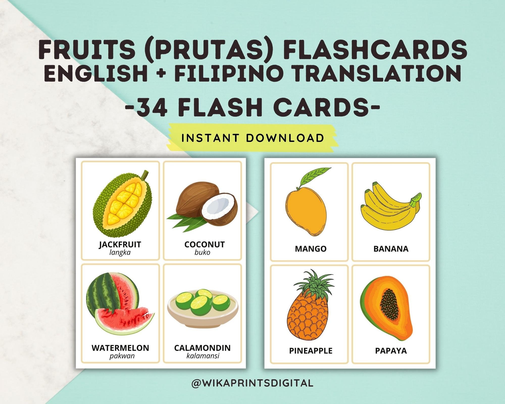 Filipino Fruits List