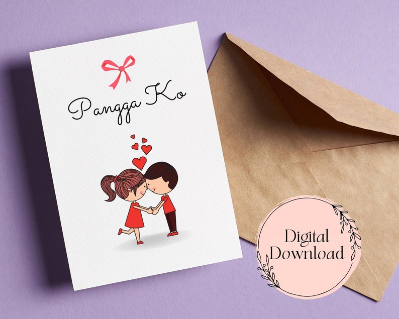 Pangga Ko Greeting Card Printable | Valentine's Card Printable ...