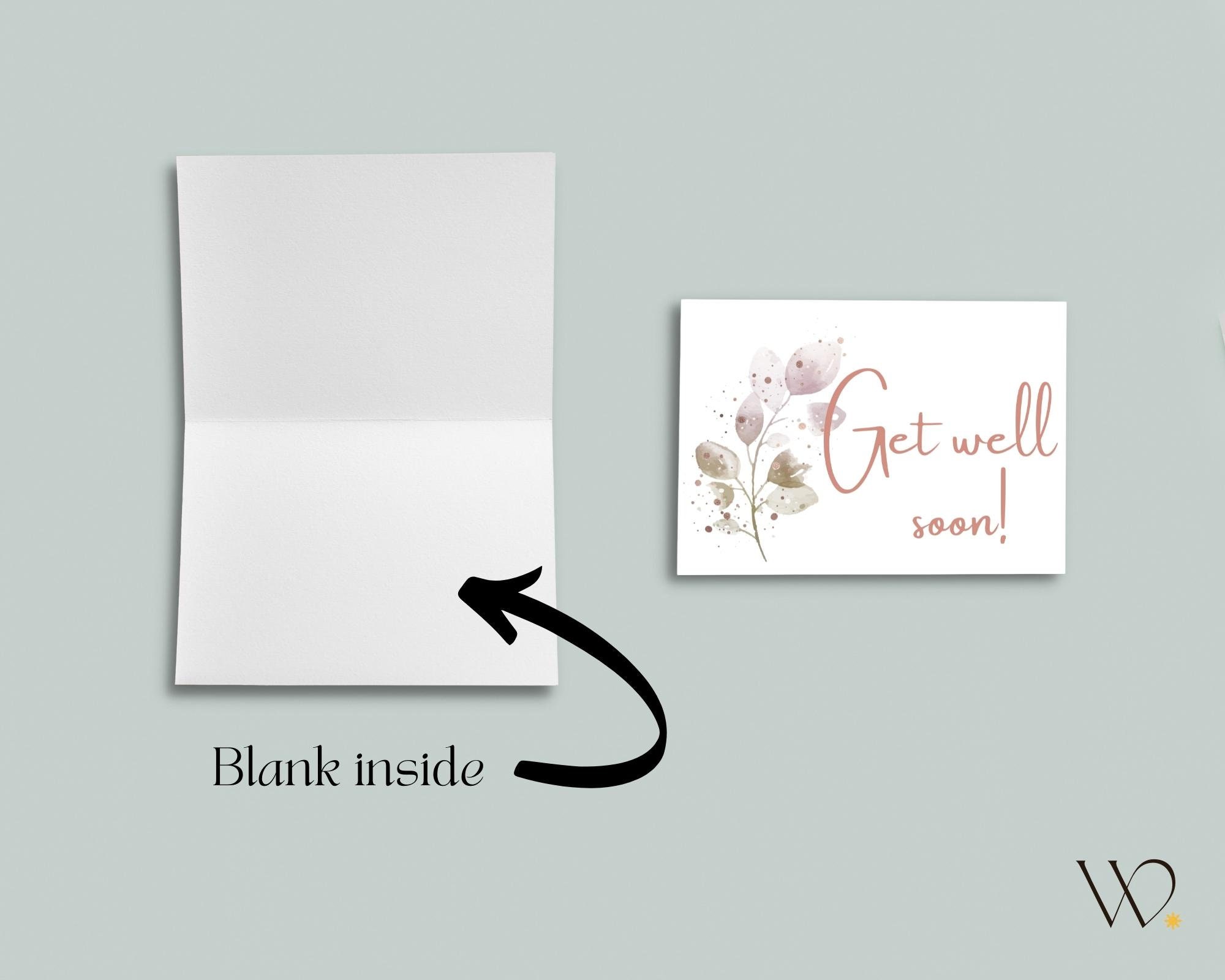 Get Well Soon Greeting Card Printable Thinking of You Card Printable ...