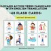 Ilocano Action Verbs Flashcards (48 Cards) With English Translation ...