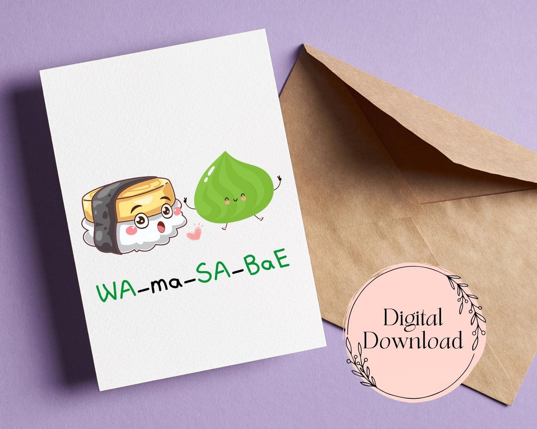 Wasabae Anniversary Card, Funny Anniversary Card, Filipino Funny Card ...