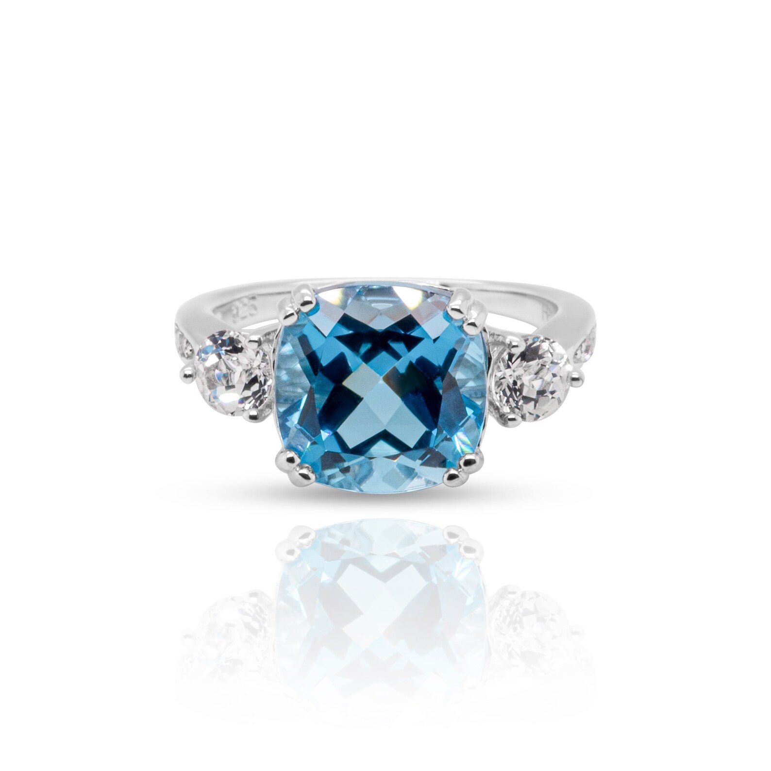 Melina London Blue Topaz Ring - Etsy