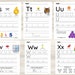 Alphabet Handwriting Worksheets With Spanish Vocabulary Words ...
