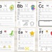 Alphabet Handwriting Worksheets With Spanish Vocabulary Words ...