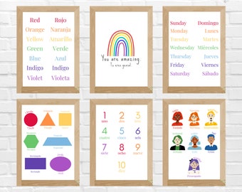 Shapes Colors Posters - Etsy