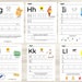 Alphabet Handwriting Worksheets With Spanish Vocabulary Words ...