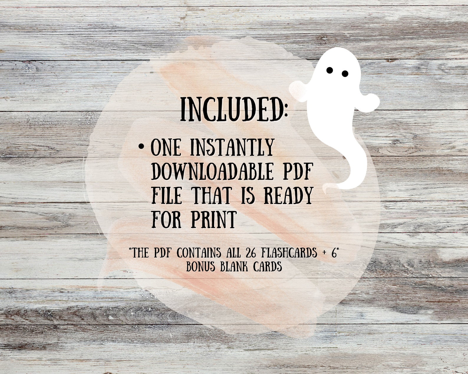 Halloween Alphabet Flashcards A-Z, ABC Flashcards, Homeschool ...