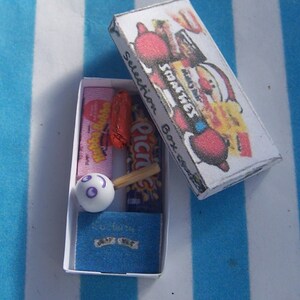 Dolls House, Christmas, Sweets, 12th Scale, Filled, Selection Box ...