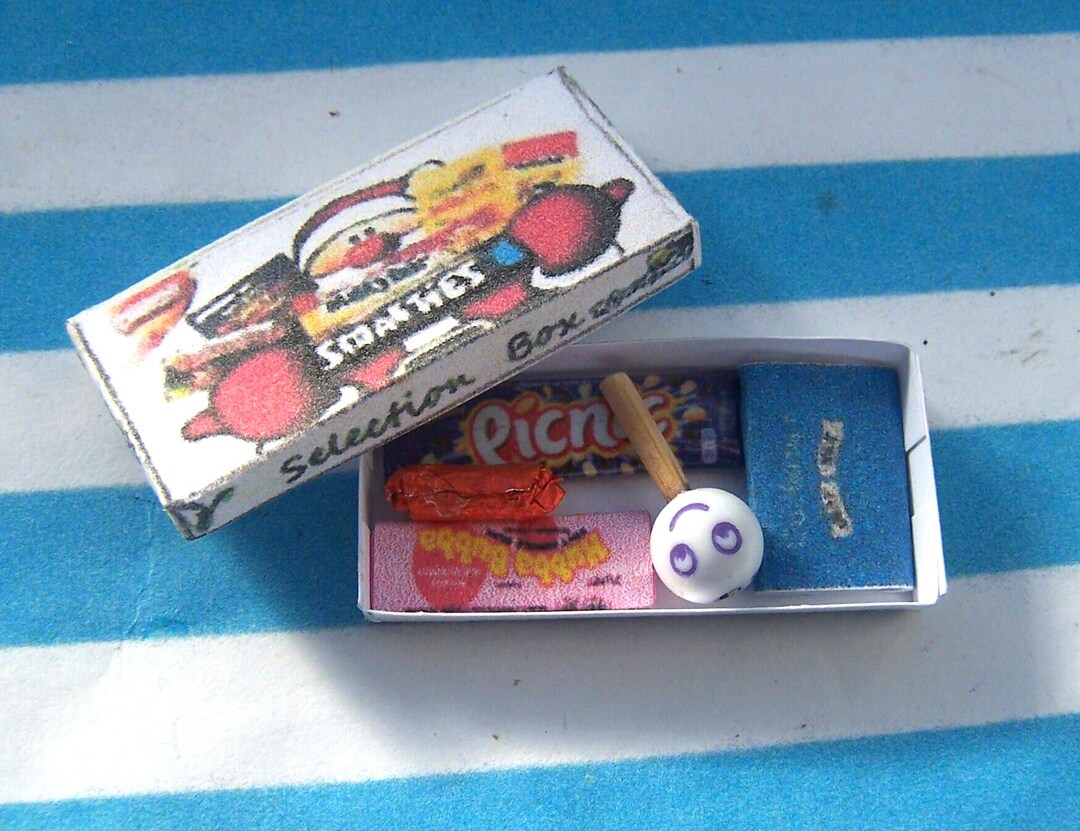 Dolls House, Christmas, Sweets, 12th Scale, Filled, Selection Box ...