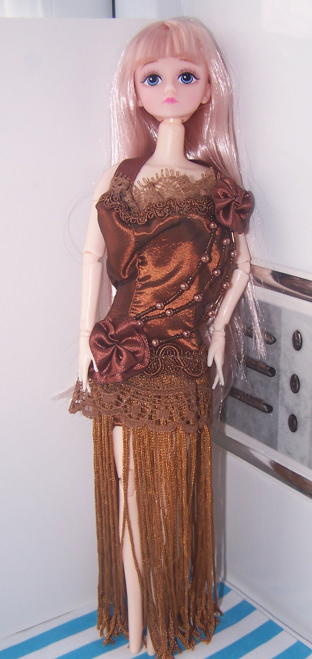 Doll Clothes, Doll Making, 6th Scale, Evening Dress, Ball Gown ...