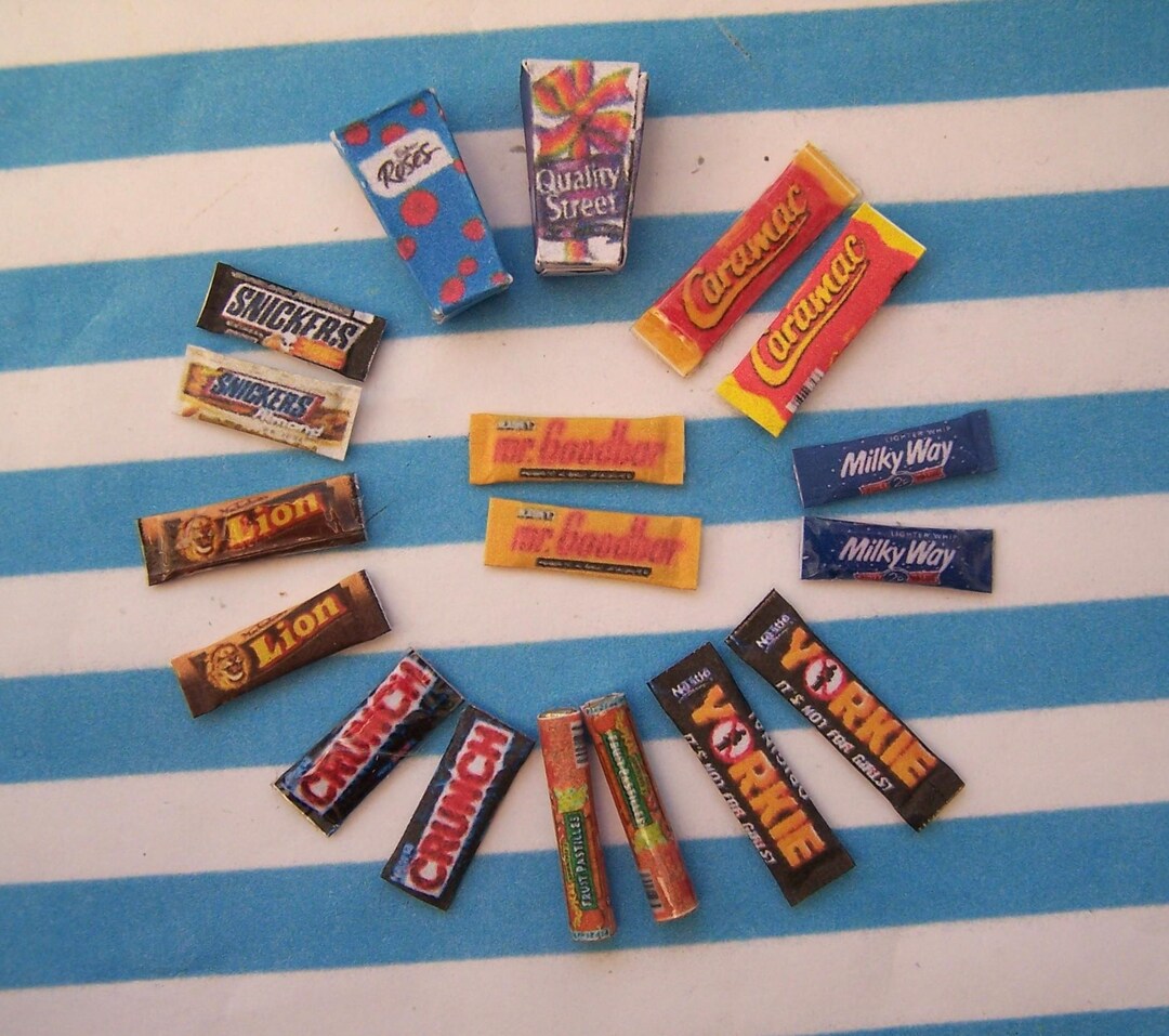 Dolls House, Sweets, 12th Scale, Candy, Hand Crafted, Snacks, Sweet ...