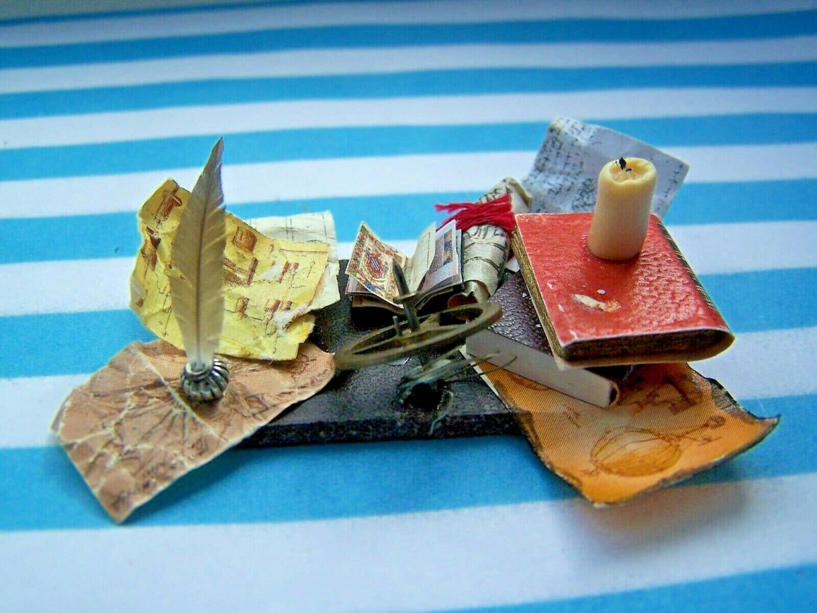 Dolls House Halloween Witches Table 12th Scale Tudor Desk - Etsy