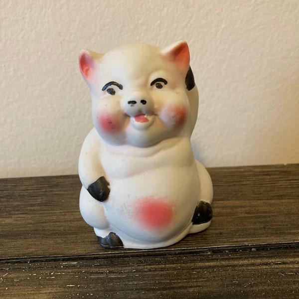 Antique Pig Figurine - Etsy
