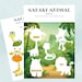 Safari Animal Games, Matching Activity, Pdf Printables for Kids ...