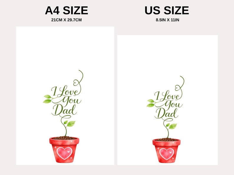 I Love You Dad Handprint Craft Printable, Kids Valentine Keepsake ...