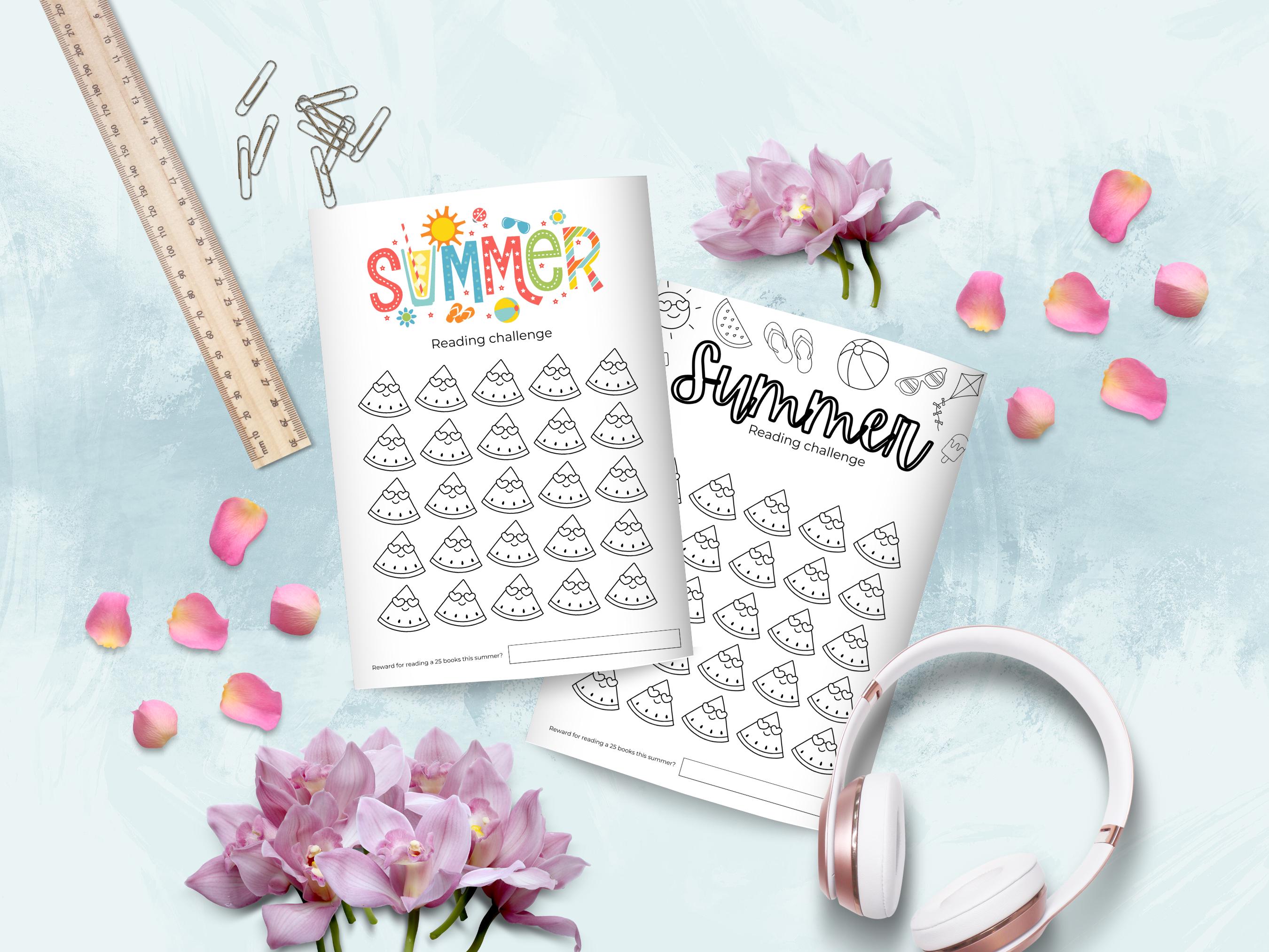 Summer Reading Tracker: Colour in Book Log, Summer Theme, Homeschool ...