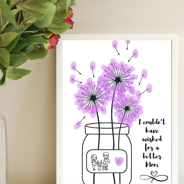 Dandelion Fingerprint Svg - Etsy