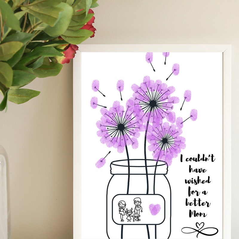 Dandelion Fingerprint Svg - Etsy