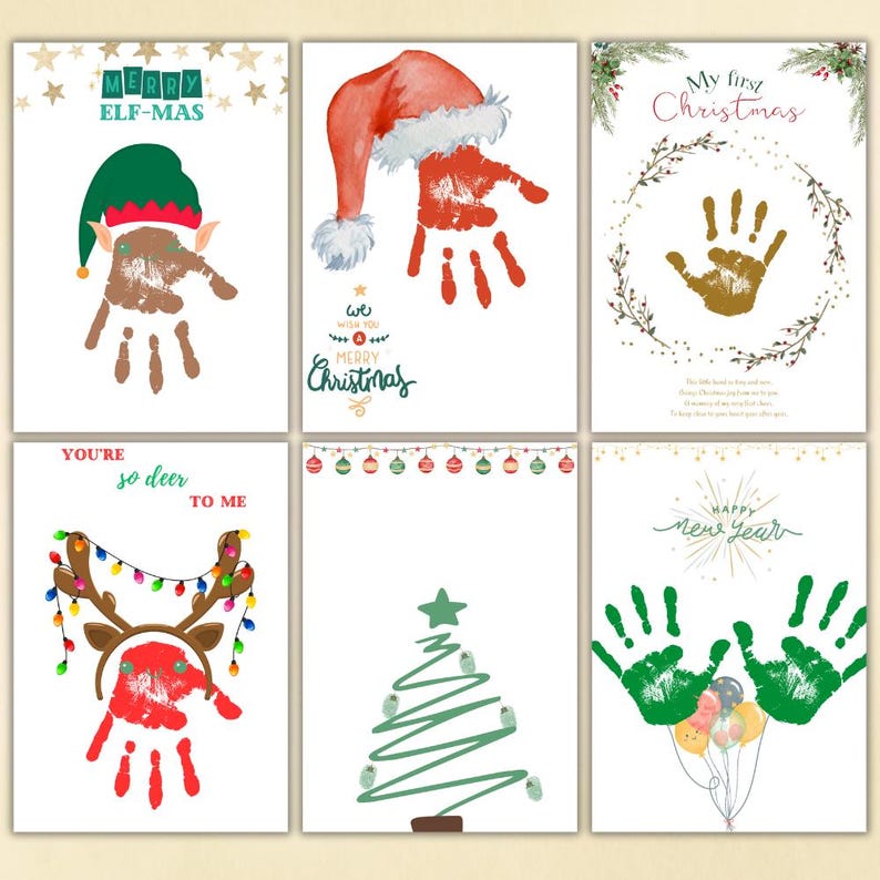 End of Year Seasonal Handprint Craft Bundle 10 Fall, Thanksgiving ...