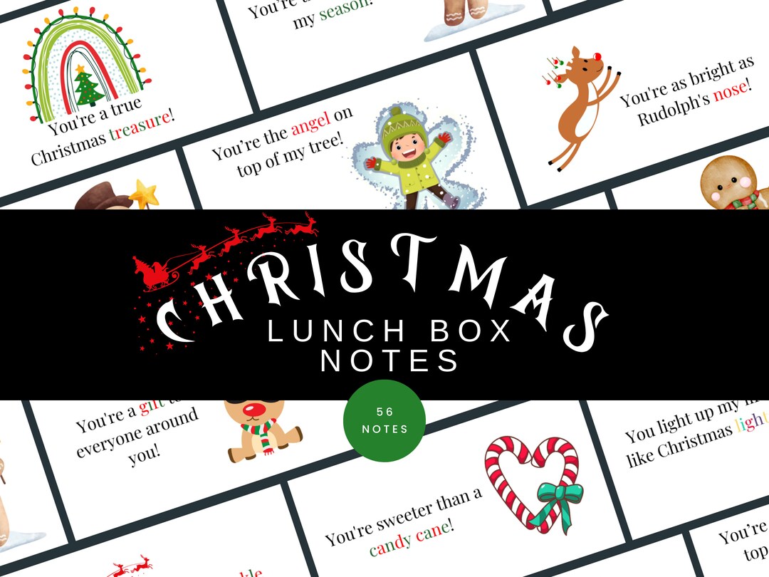 Printable Lunch Box Notes for Kids, Love Note for Children, Positive ...