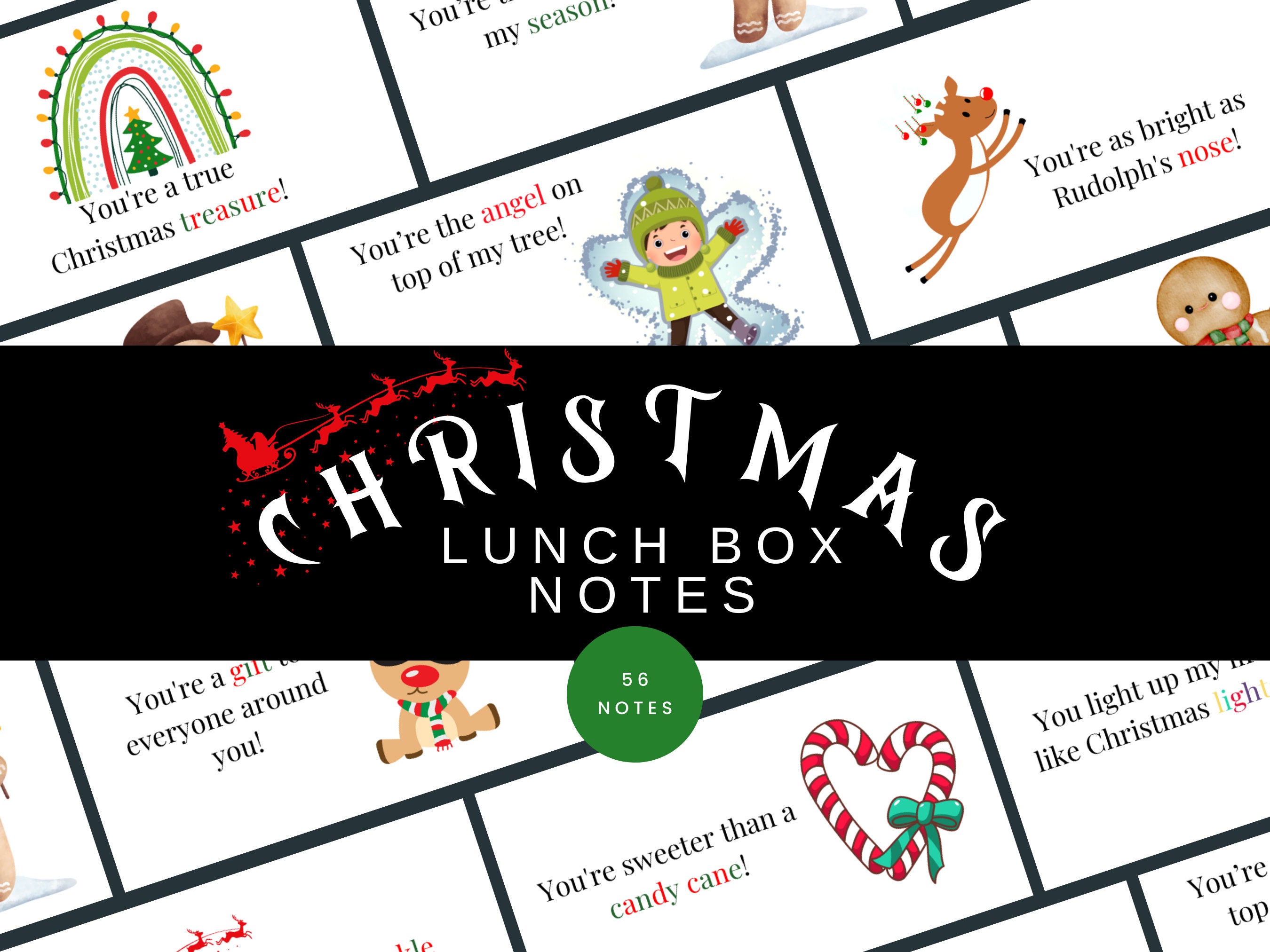Printable Lunch Box Notes for Kids, Love Note for Children, Positive ...