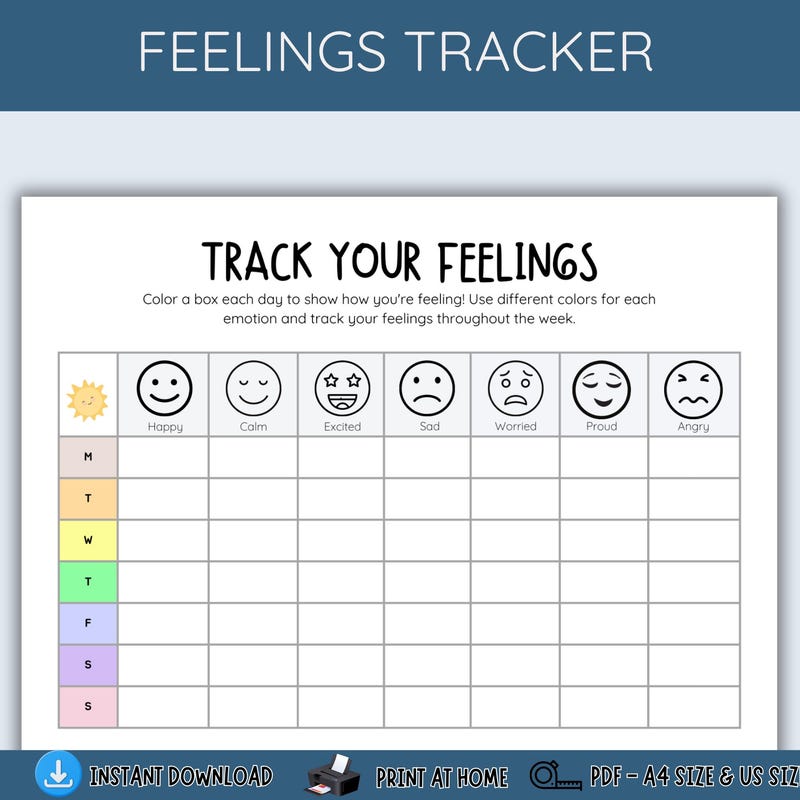 Mood Tracker - Etsy