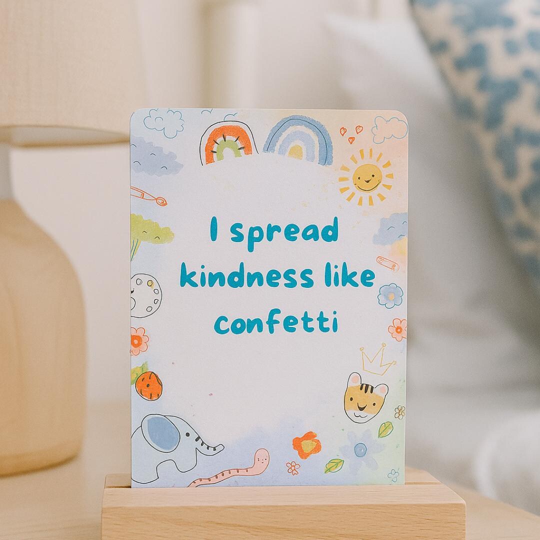 Rainbow Animal Affirmation Cards for Kids – Printable 5x7 Positive ...