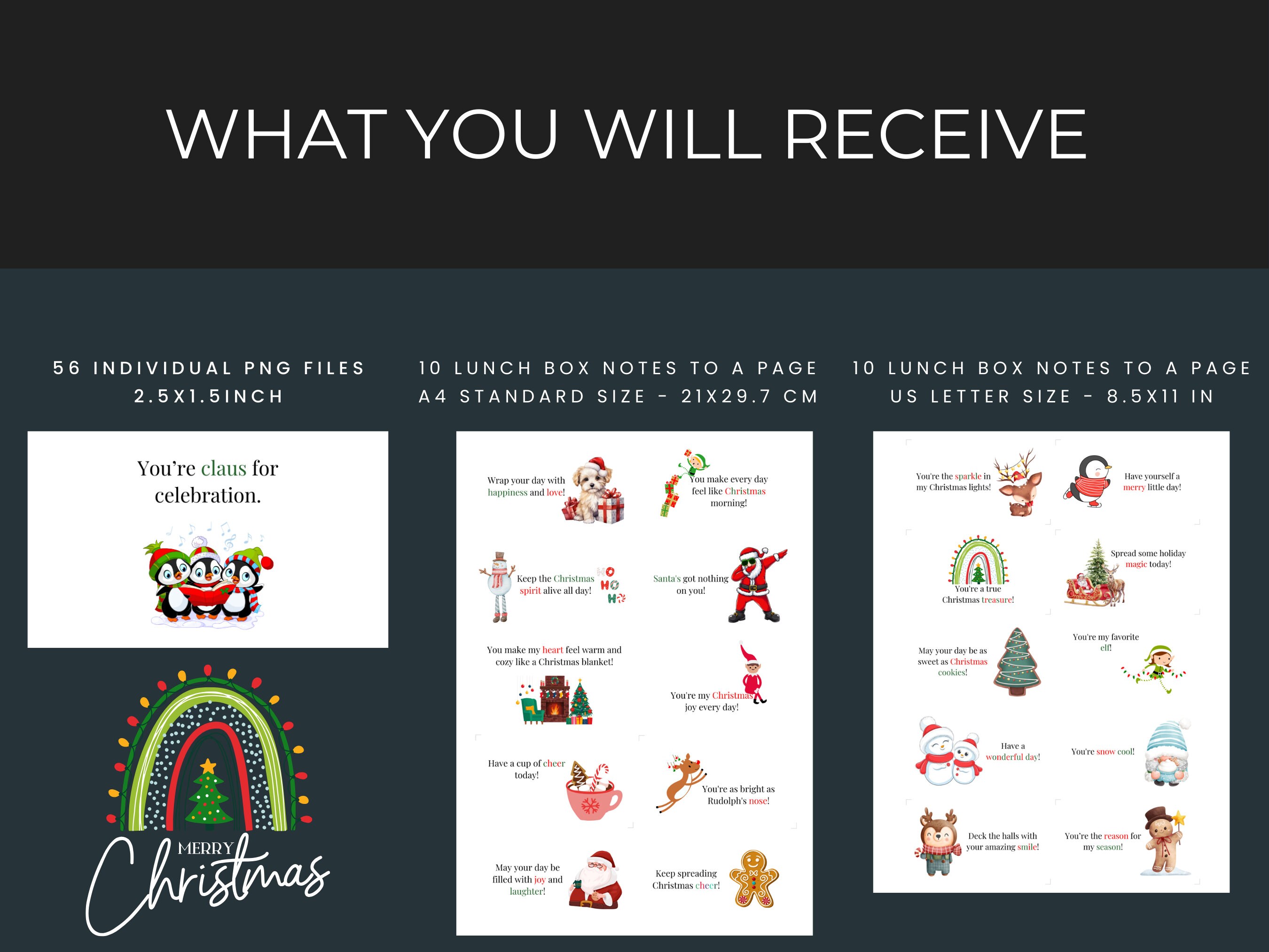 Printable Lunch Box Notes for Kids, Love Note for Children, Positive ...