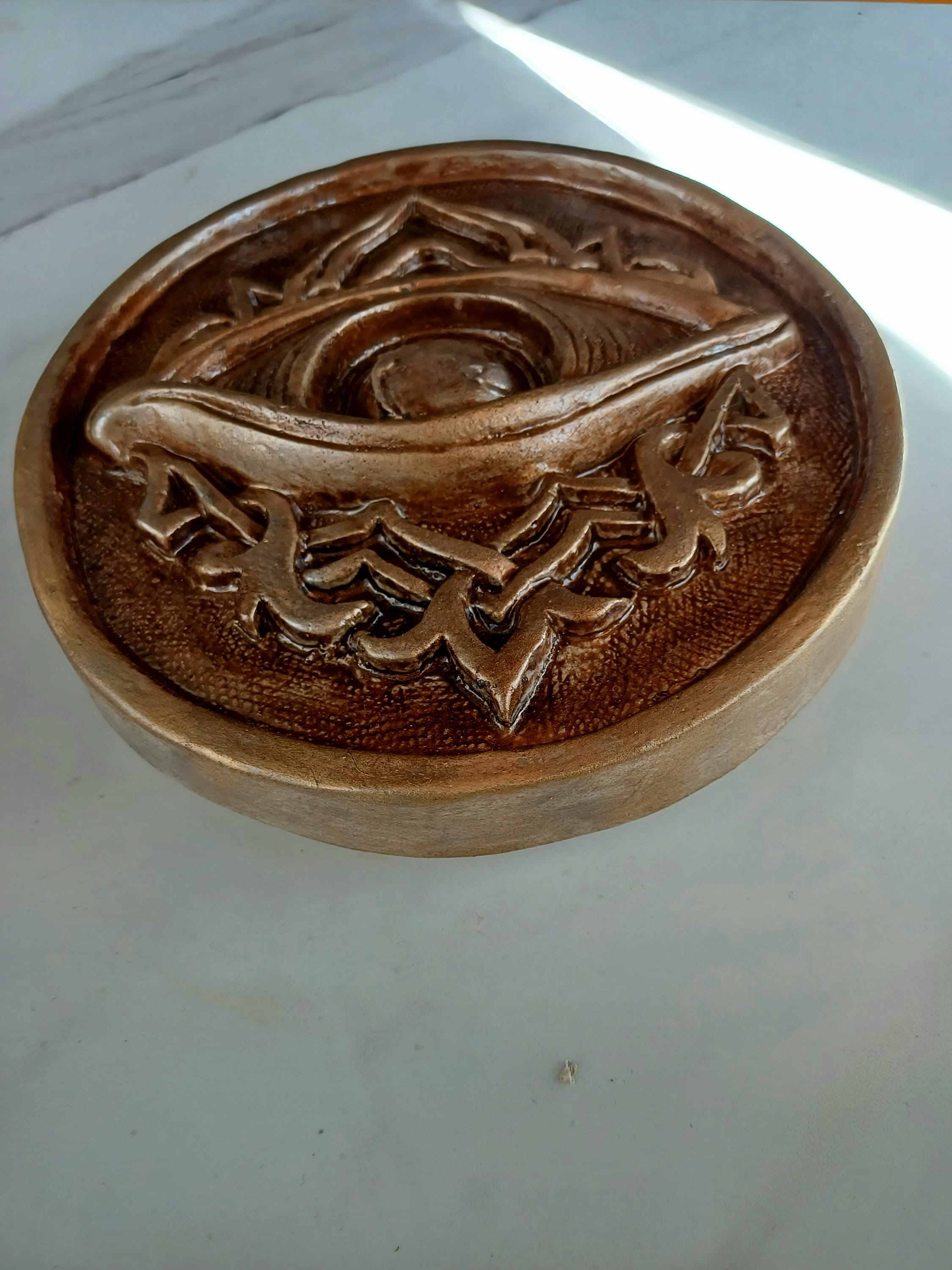 All Seeing Eye Bas Relief,hand Sculpted Bas Relief basrelief - Etsy