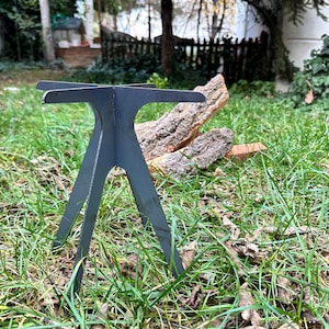 Vertical Fire Pit Grate, Campfire Stand, Log Holder, Fire Pit Stand for ...