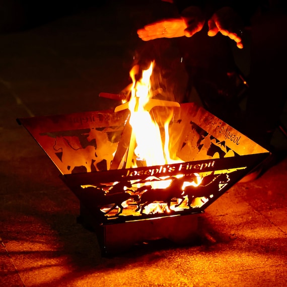 4 Sided Outdoor Fire Pits Four Sided Design Fire Pit | Fabrication