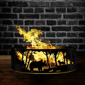 Christmas Fire Pits, Fire Ring Pits, Heavy Duty Outdoor Fire Pit, Steel ...
