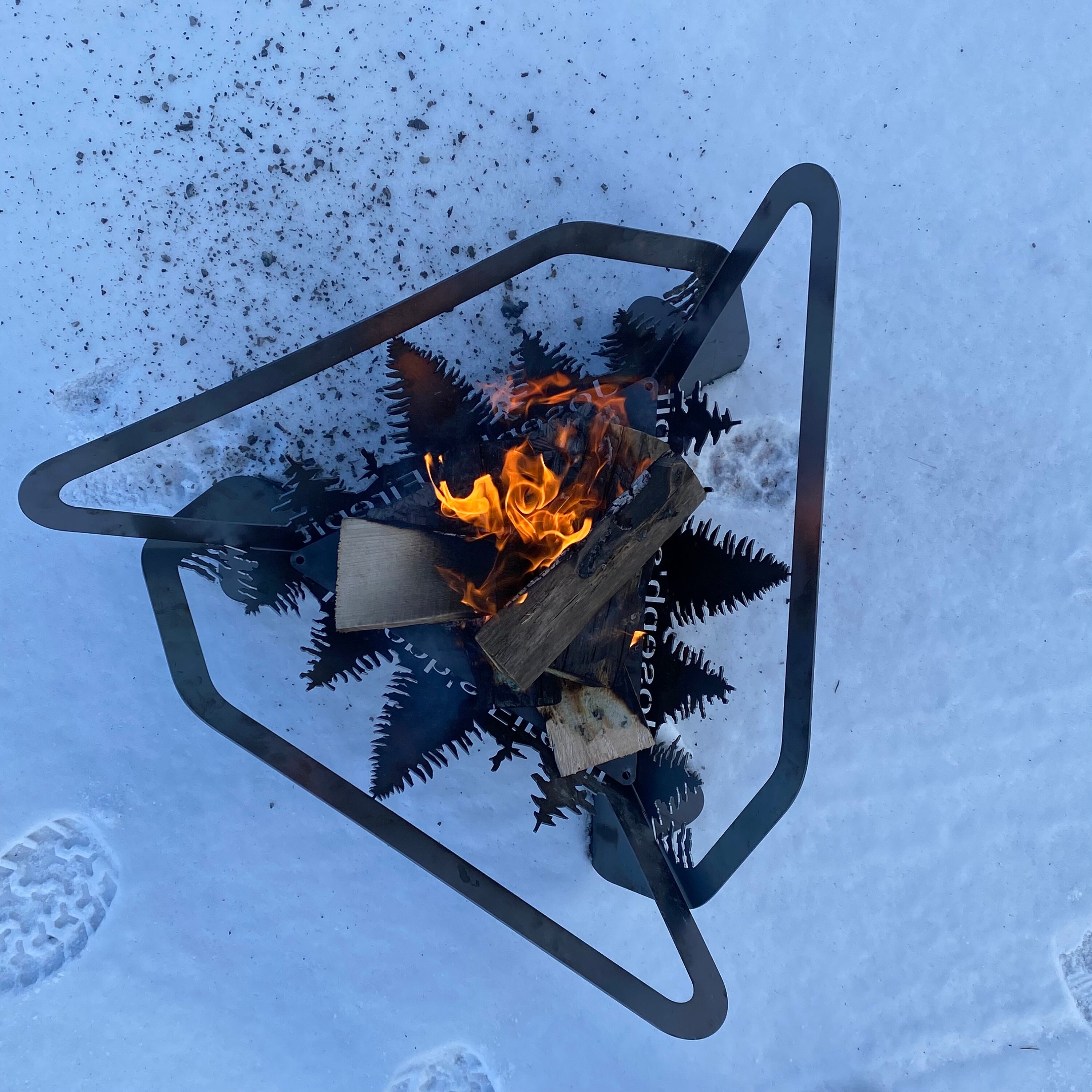 Personalized Fire Pit Bonfire Pit Custom Collapsible | Etsy