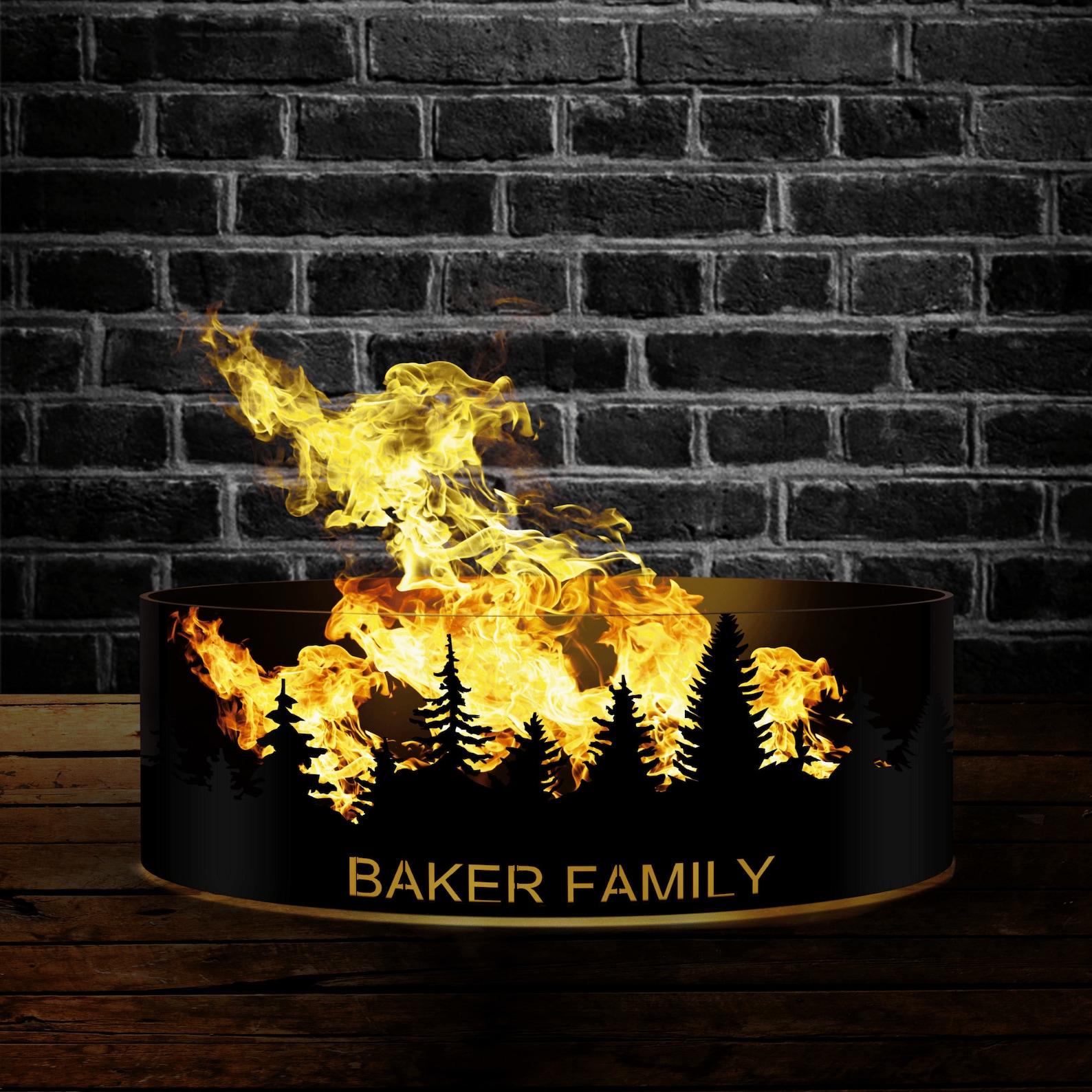 Design Your Fire Ring, Custom Fire Ring, Customized Design, Outdoor ...