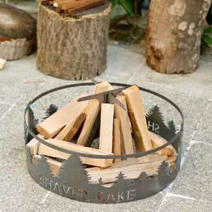 Custom Fire Pit Ring, Unique Hand Crafted Gift, 18" - 21" Inches ...