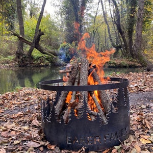 Design Your Fire Ring, Custom Fire Ring, Customized Design, Outdoor ...