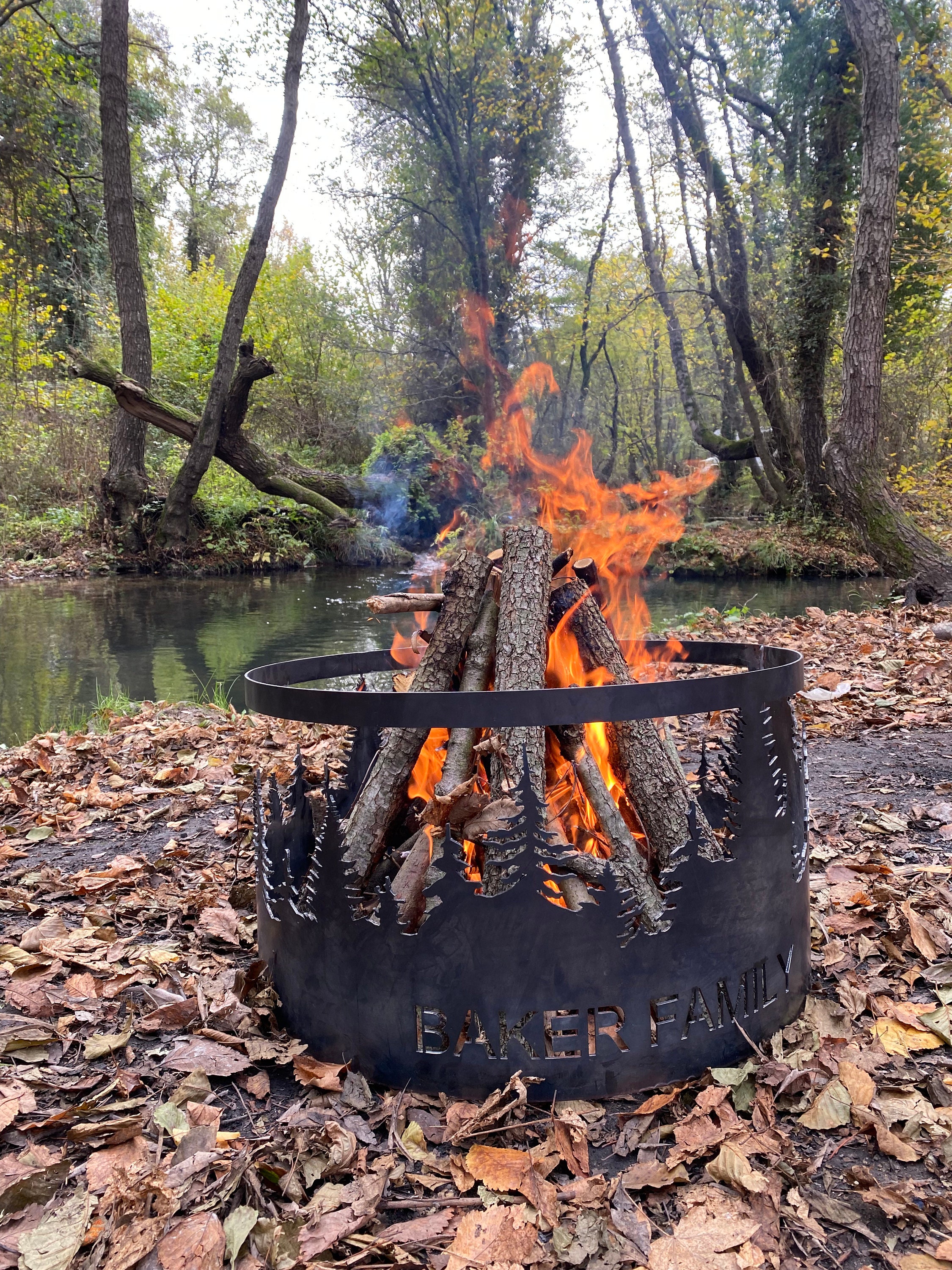 Design Your Fire Ring, Custom Fire Ring, Customized Design, Outdoor ...