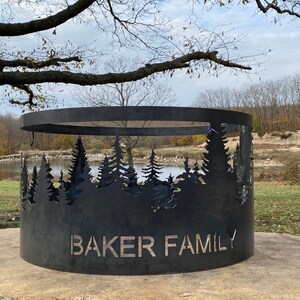 Design Your Fire Ring, Custom Fire Ring, Customized Design, Outdoor ...