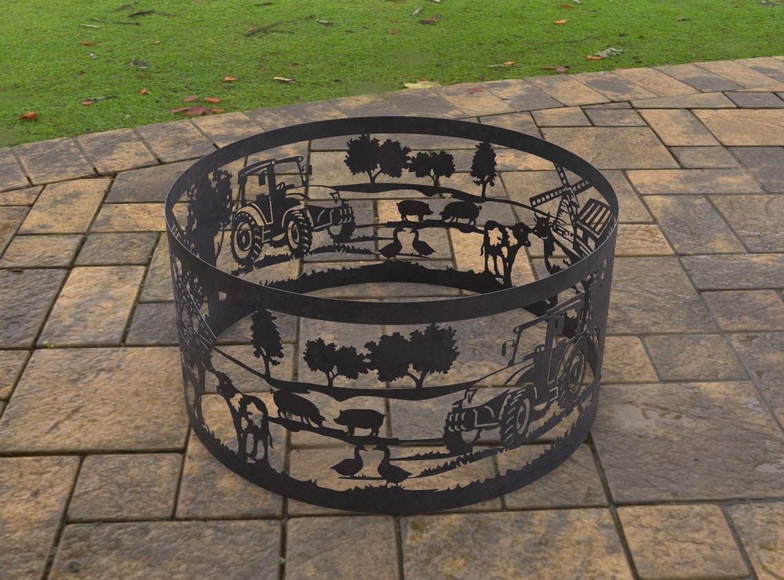 Custom Fire Pits Custom Fire Ring Pits Heavy Duty Outdoor Fire Pit ...