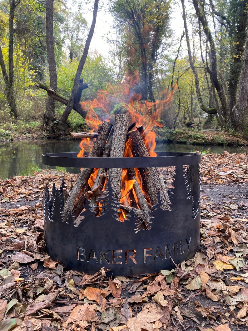 Design Your Fire Ring, Custom Fire Ring, Customized Design, Outdoor ...