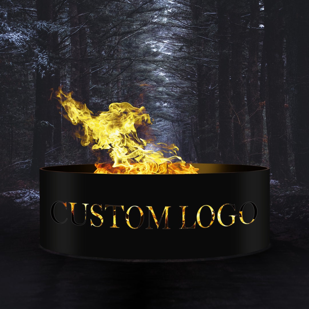 Custom Fire Pit, Your Custom Design Fire Pit Ring, Special Design Gift ...