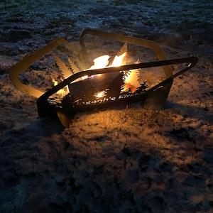Custom Portable Fire Pits, Custom Collapsible Firepits, Outdoor Camping ...