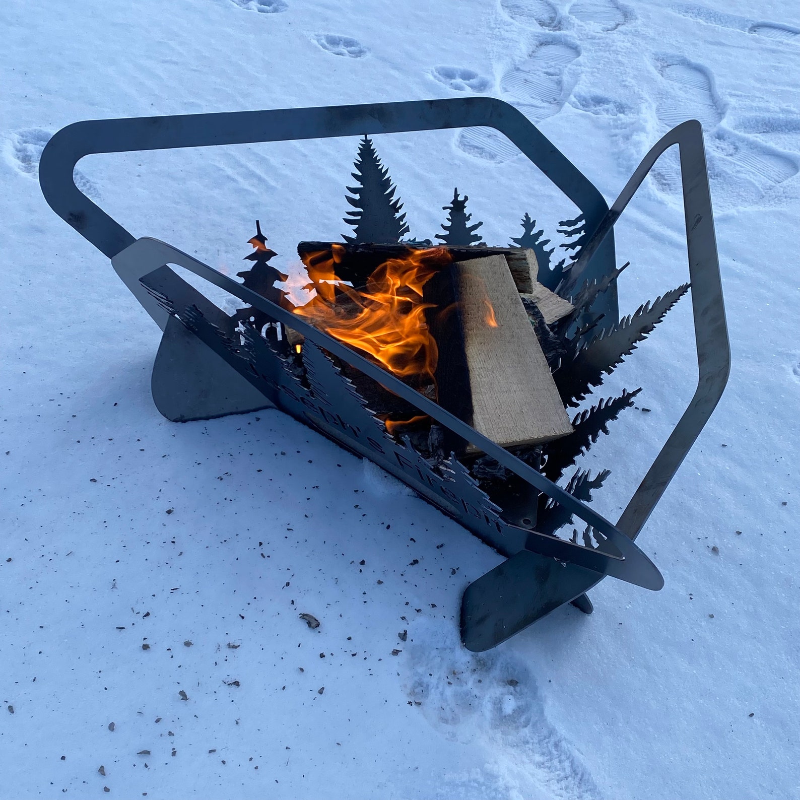 Custom Portable Fire Pits, Custom Collapsible Firepits, Outdoor Camping ...