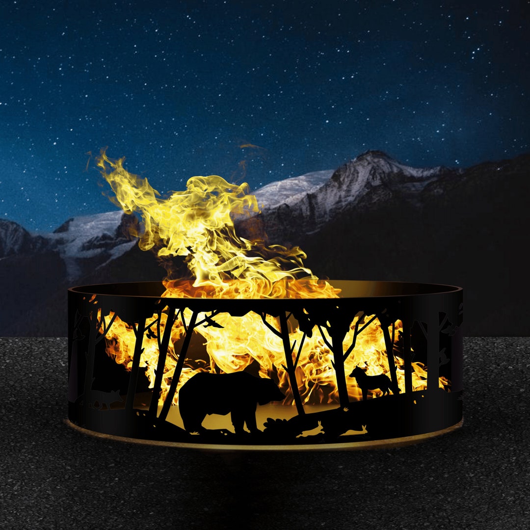 Christmas Fire Pits, Fire Ring Pits, Heavy Duty Outdoor Fire Pit, Steel ...
