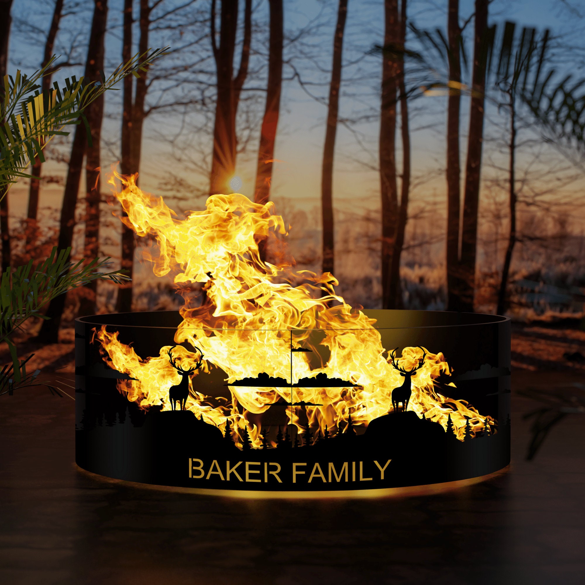 Heavy Duty Fire Pit Ring - Etsy