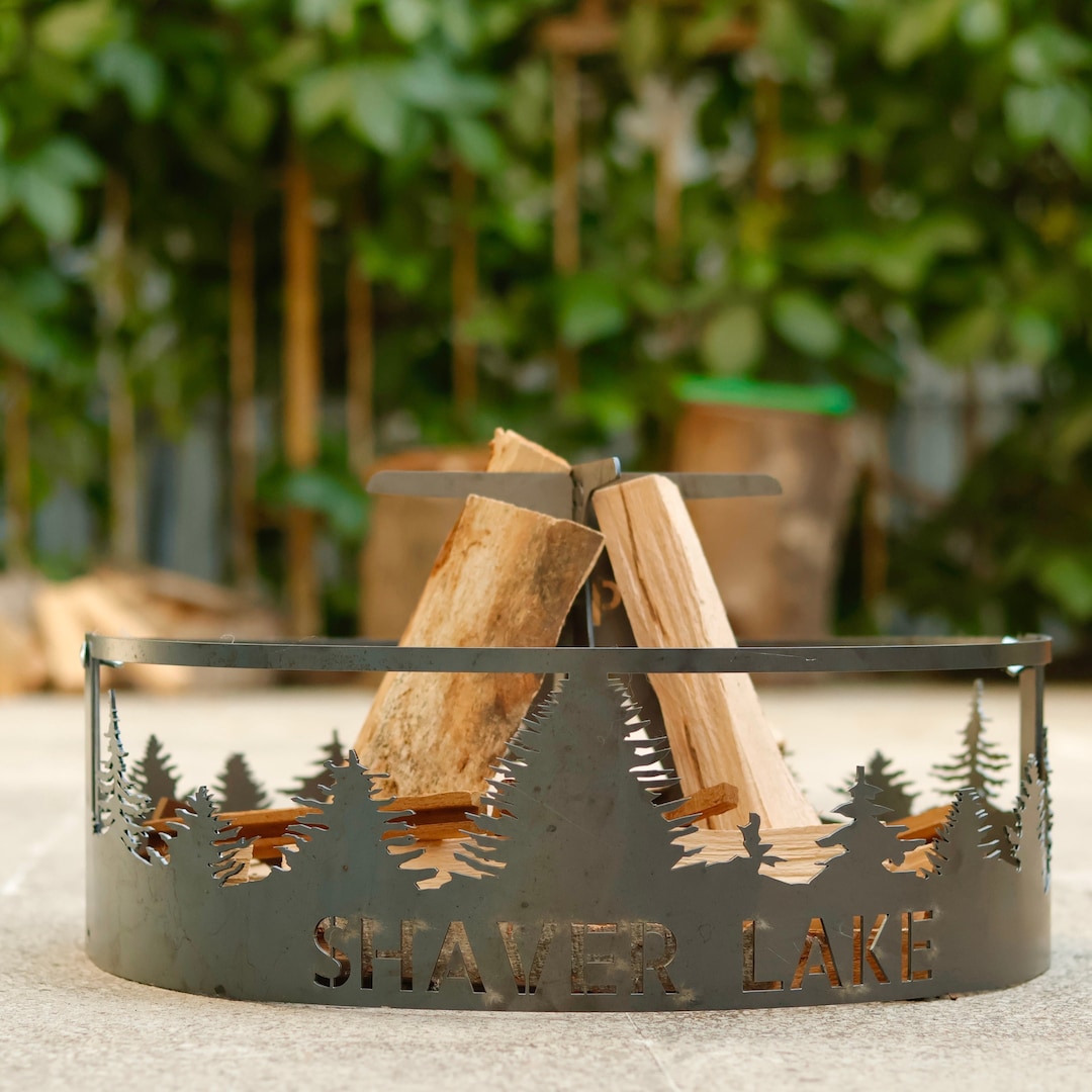 Custom Fire Pit Ring, Unique Hand Crafted Gift, 18" - 21" Inches ...