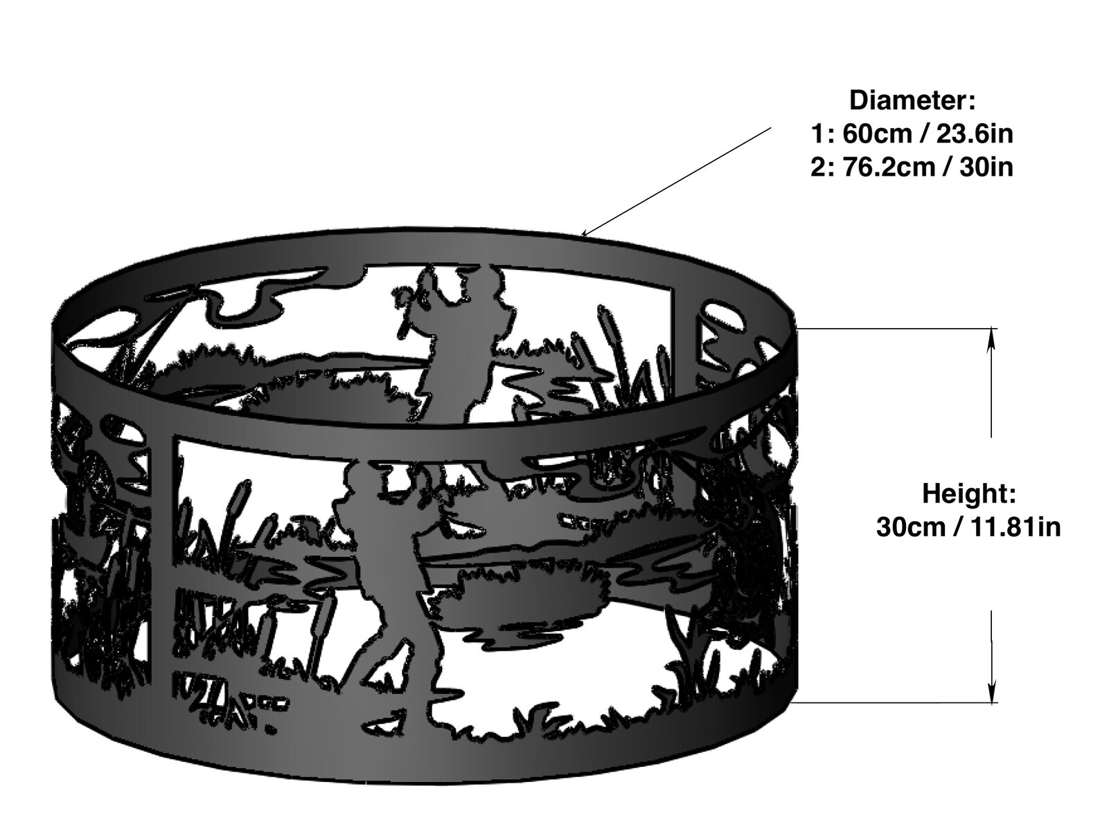 Fishing Fire Pits, Fishing Fire Ring Pits, Heavy Duty Outdoor Fire Pit ...