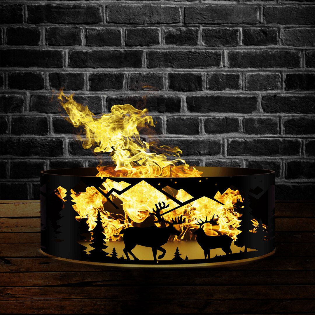 Christmas Fire Pits, Fire Ring Pits, Heavy Duty Outdoor Fire Pit, Steel ...