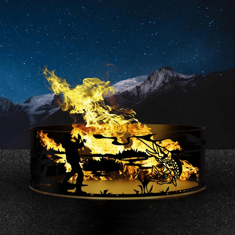 Fishing Fire Pits, Fishing Fire Ring Pits, Heavy Duty Outdoor Fire Pit ...